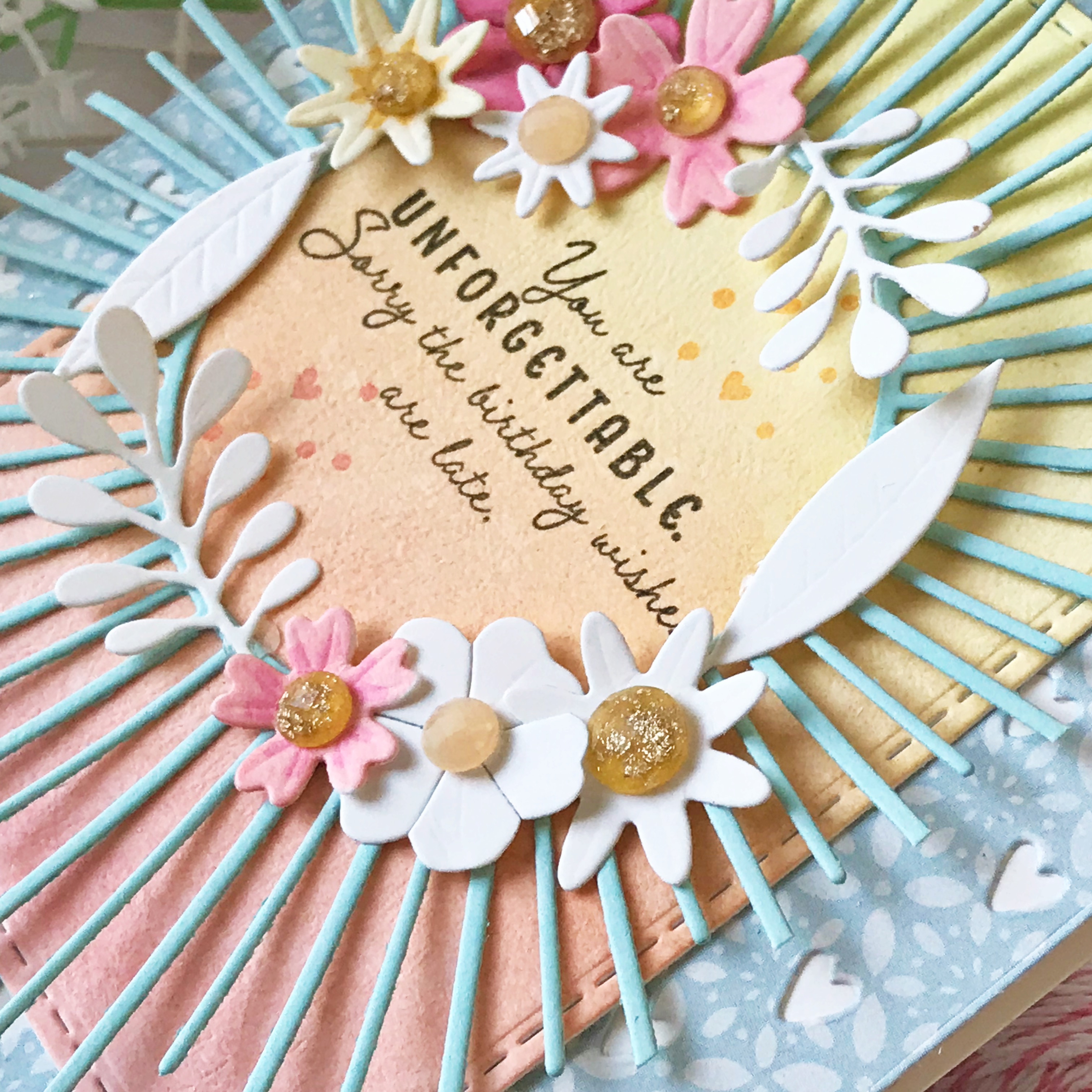 Just Sentiments: Belated Birthday Mini Stamp Set: Papertrey Ink