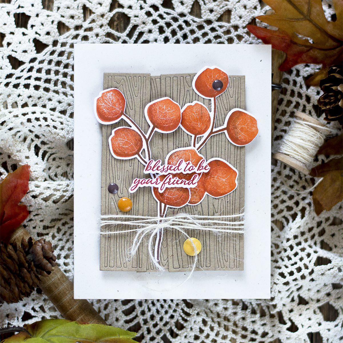 Leaves in Fall Stamp Set: Papertrey Ink