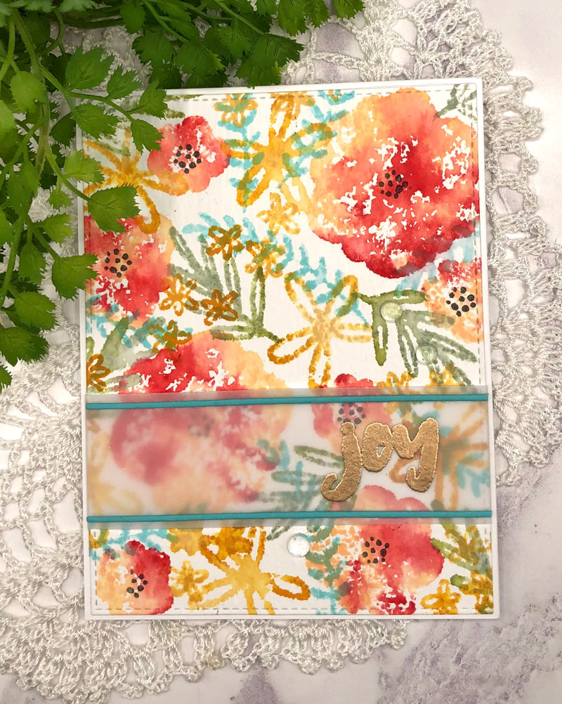 Sidewalk Chalk Flowers Stamp Set: Papertrey Ink