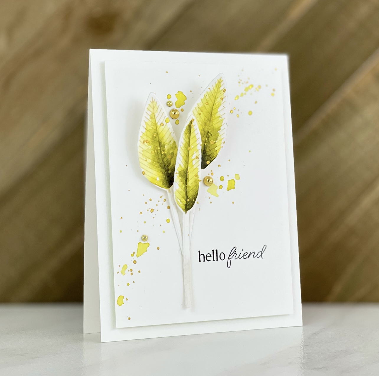 Just Sentiments: Happy Hello Mini Stamp Set: Papertrey Ink