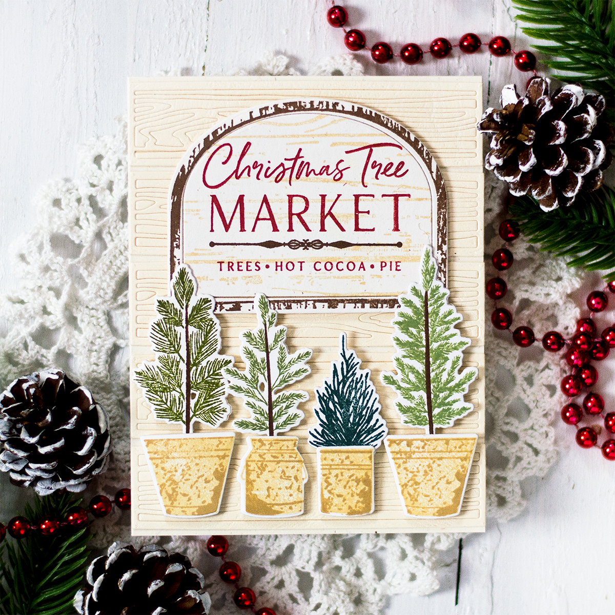 Farm Fresh Trees Stamp Set: Papertrey Ink