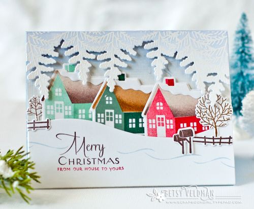 Winter Village Stamp Set: Papertrey Ink Clear Stamps Dies Paper Ink ...