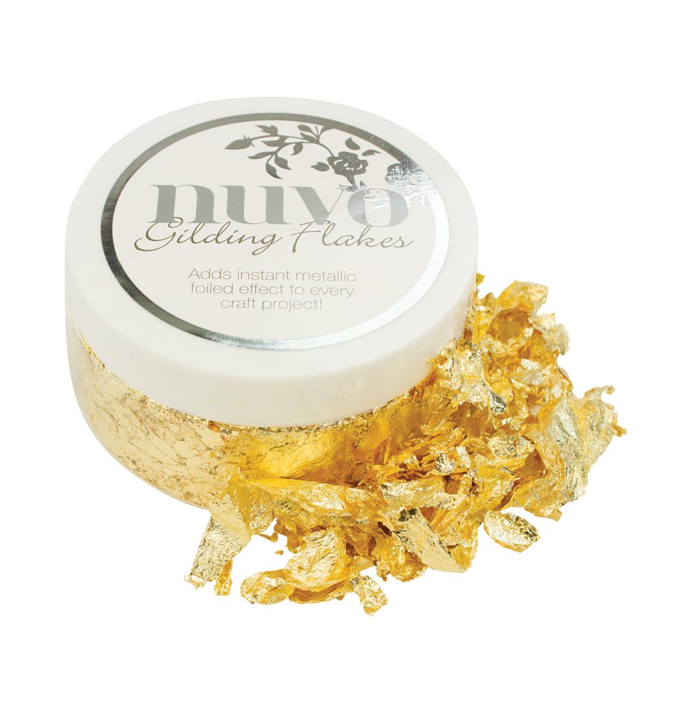 Nuvo Gilding Flakes - Radiant Gold: Papertrey Ink