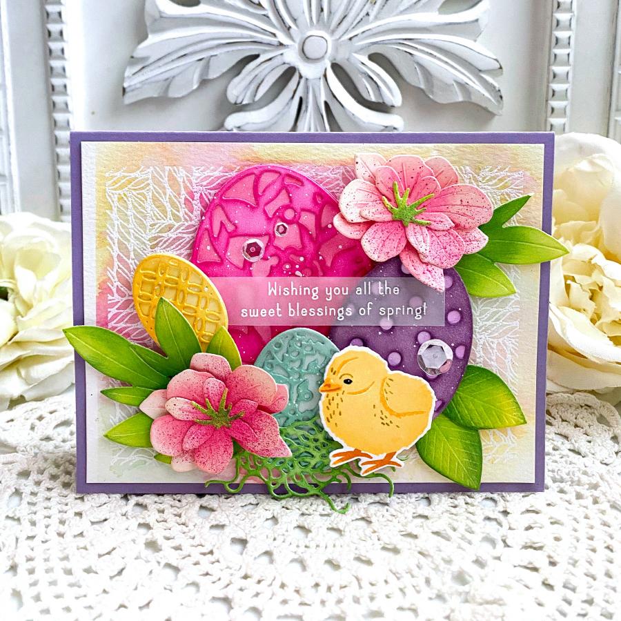 Inside Greetings: Spring Blessings Mini Stamp Set: Papertrey Ink