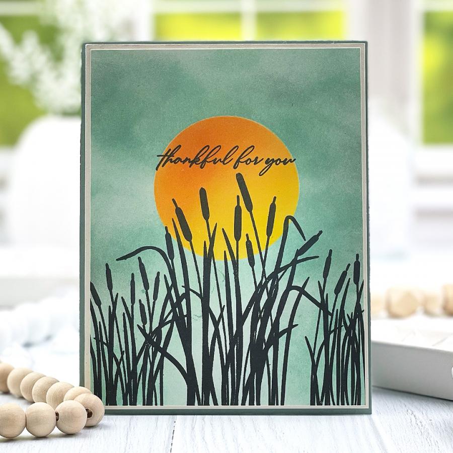 Captivating Cattails Stamp Set: Papertrey Ink