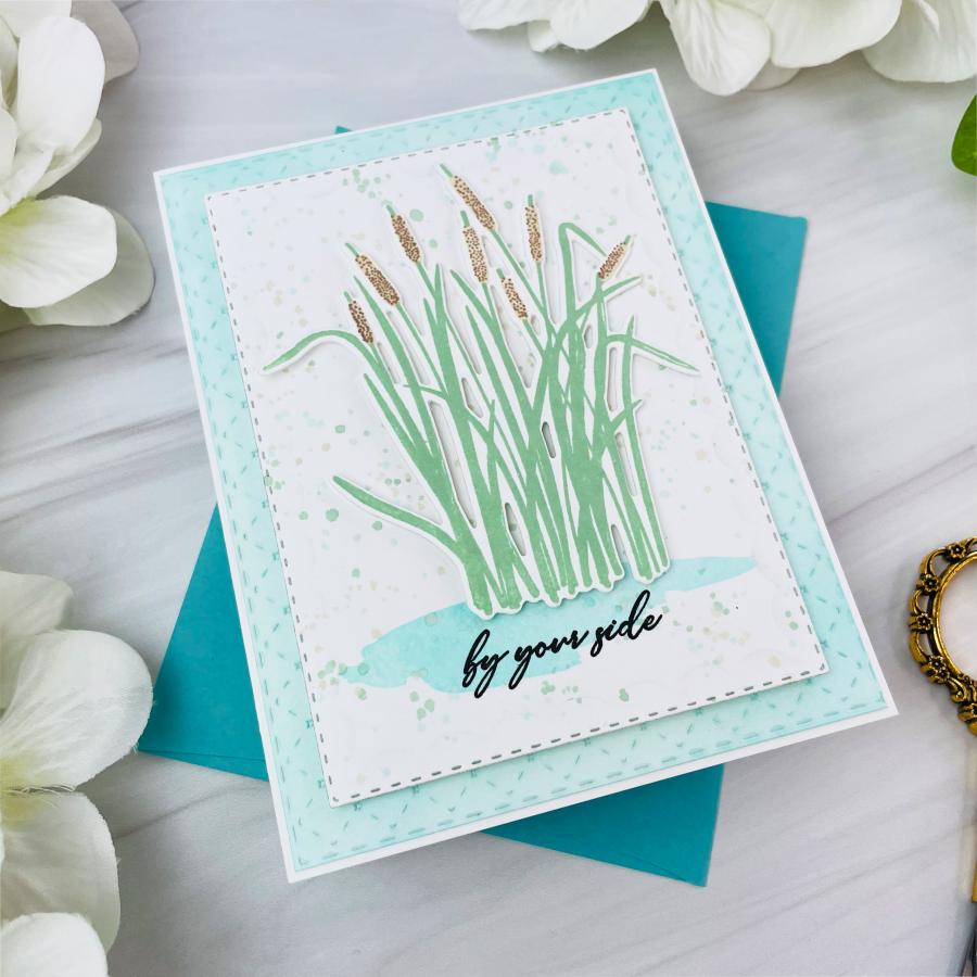 Captivating Cattails Stamp Set: Papertrey Ink