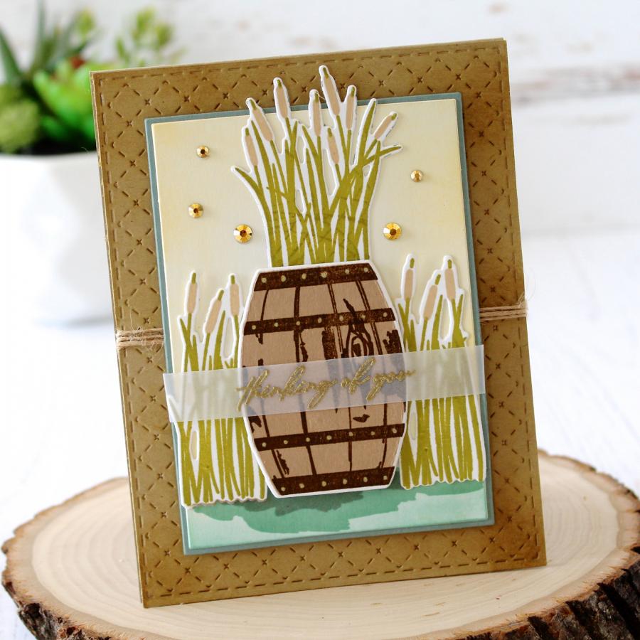 Captivating Cattails Stamp Set: Papertrey Ink