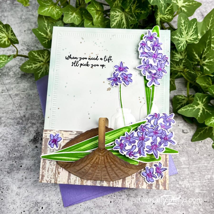 Happy Hyacinths Stamp Set: Papertrey Ink