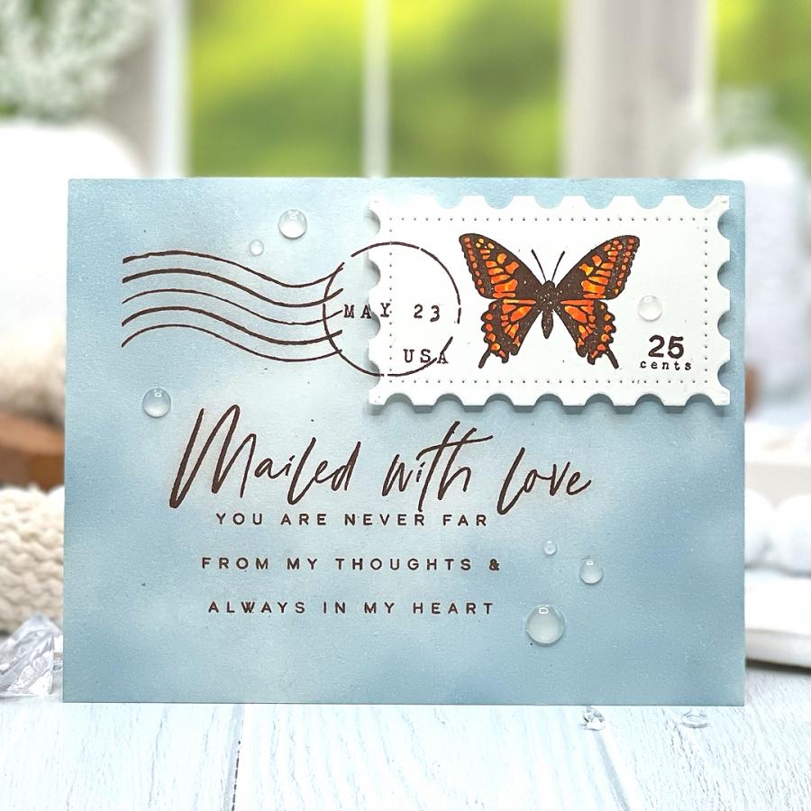 Vintage Postage Stamp Set: Papertrey Ink