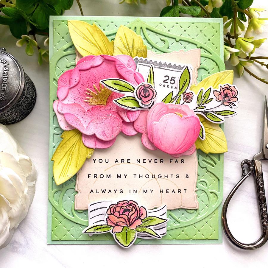 Vintage Postage Stamp Set: Papertrey Ink