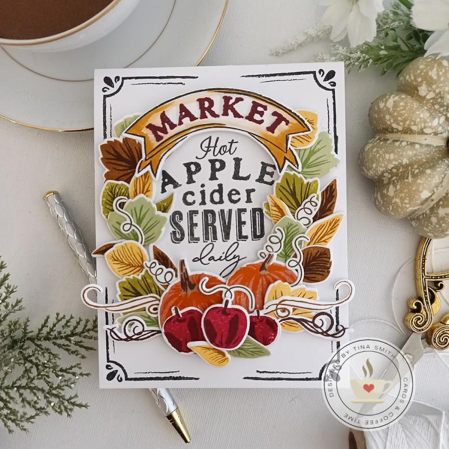 Fall Farmer's Market Stamp Set: Papertrey Ink
