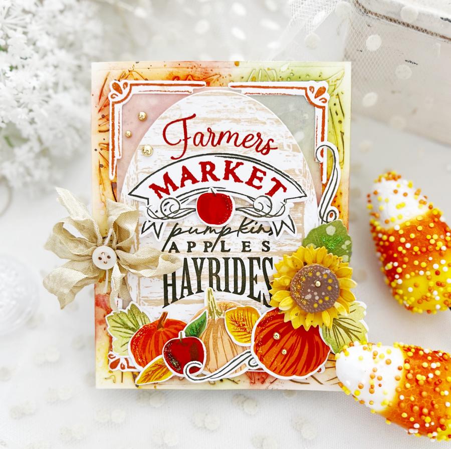 Fall Farmer's Market Stamp Set: Papertrey Ink