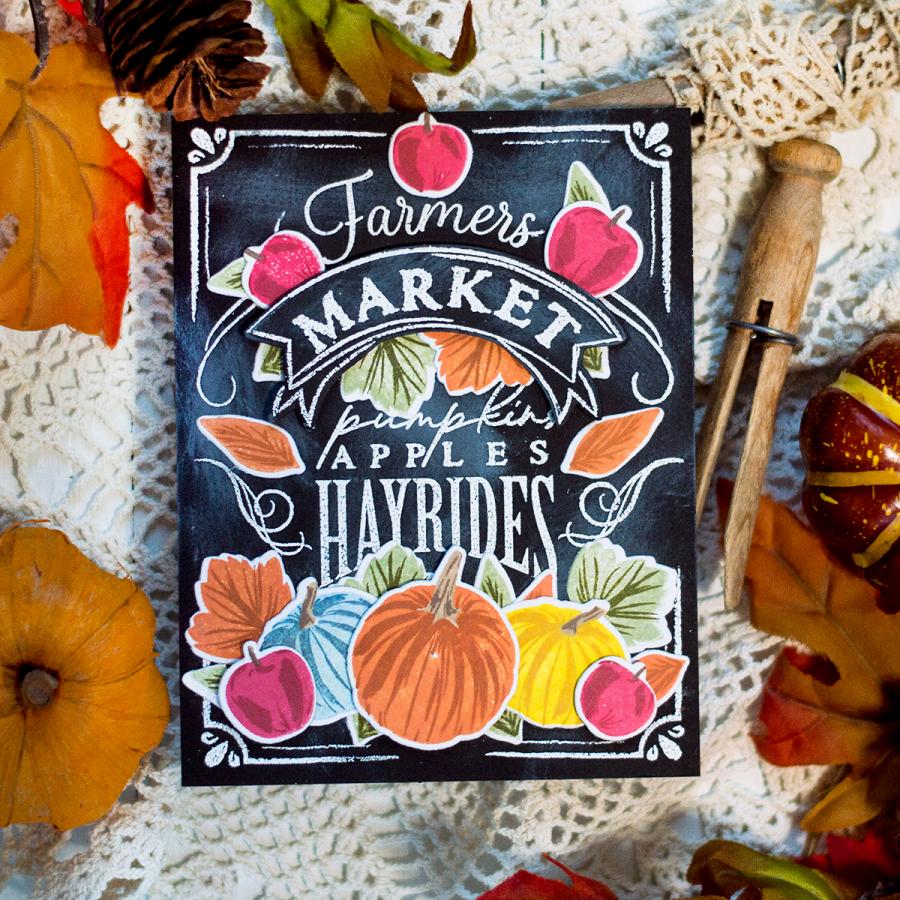 Fall Farmer's Market Stamp Set: Papertrey Ink
