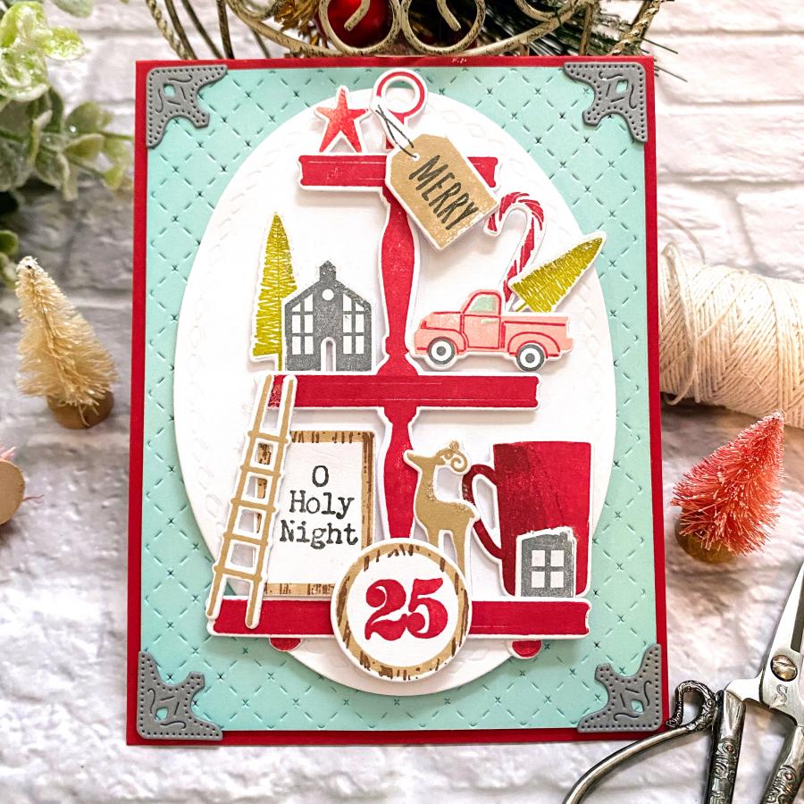 Papertrey Ink - Tiers of Cheer Stamp Set