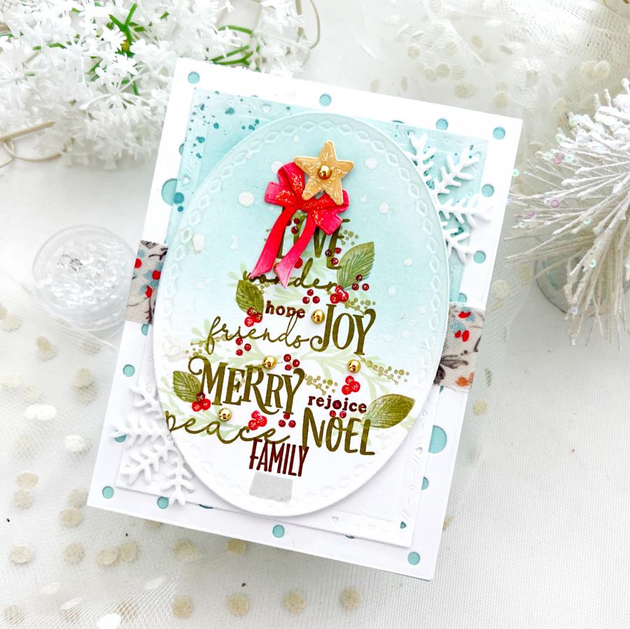 Papertrey Ink - Merry Christmas Tree Stamp Set