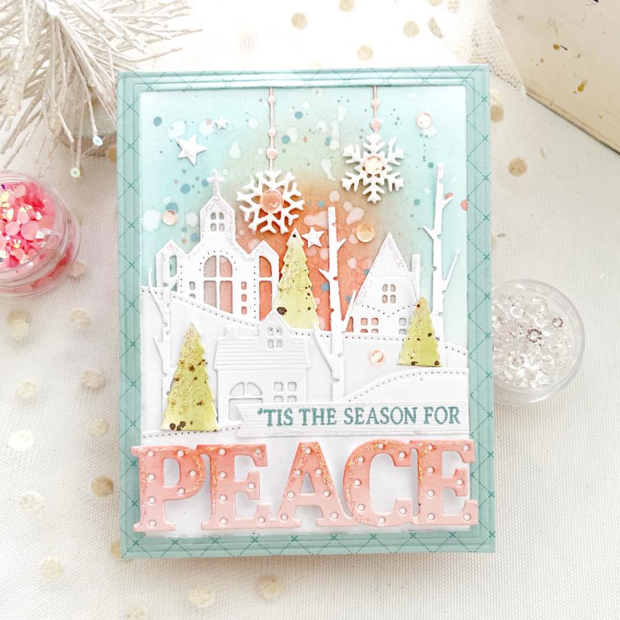 Papertrey Ink - Larger than Life: Peace Mini Stamp Set