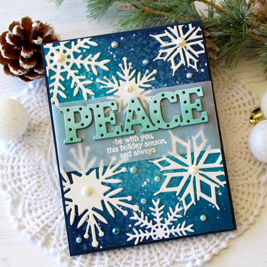 Papertrey Ink - Larger than Life: Peace Mini Stamp Set