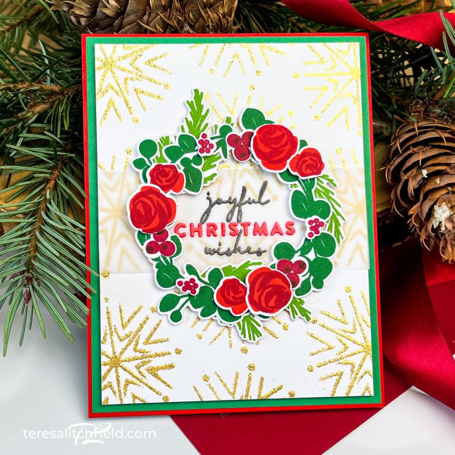 Papertrey Ink - Wonderful Wreaths Stamp Set