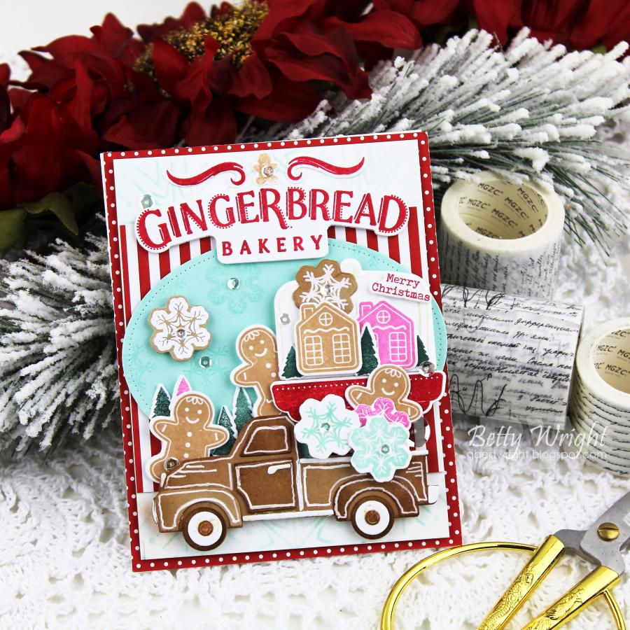 Papertrey Ink - Gingerbread Bakery Stamp Set