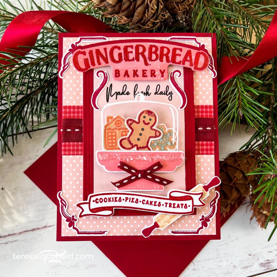 Papertrey Ink - Gingerbread Bakery Stamp Set
