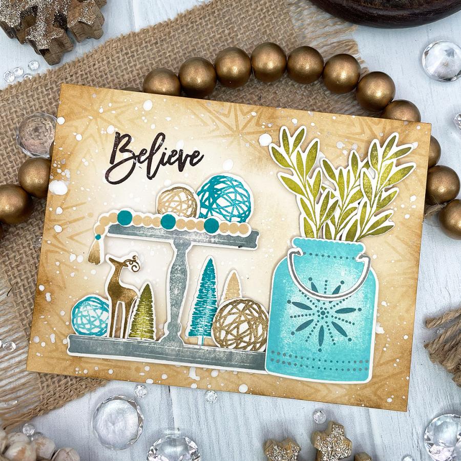 Papertrey Ink - Larger than Life: Believe Mini Stamp Set