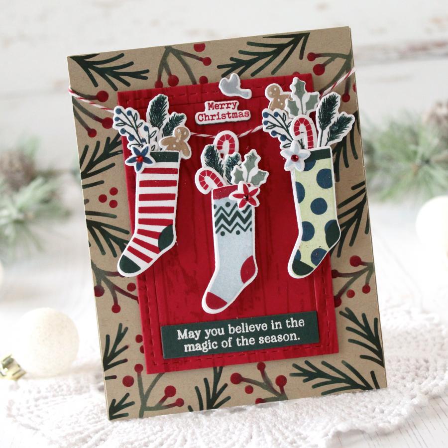 Papertrey Ink - Sweet Stockings Stamp Set