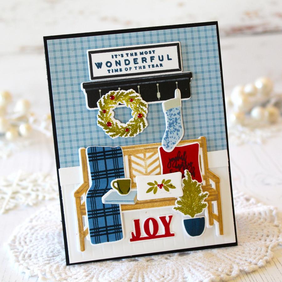 Papertrey Ink - Winter Bench Stamp Set