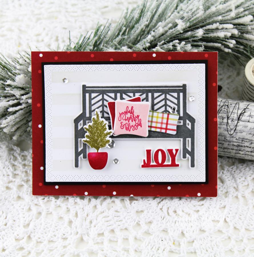 Papertrey Ink - Winter Bench Stamp Set