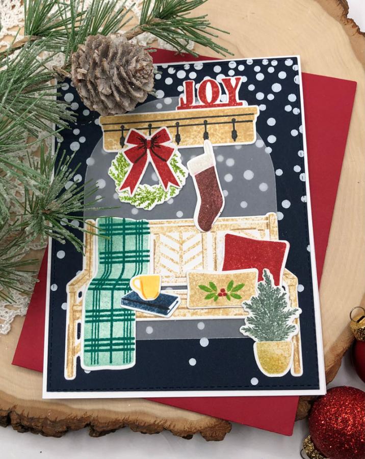 Papertrey Ink - Winter Bench Stamp Set