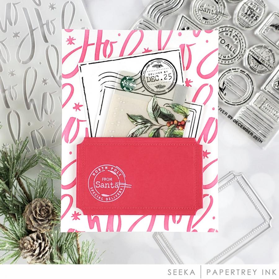 Papertrey Ink - Deliver by December 25th Stamp Set