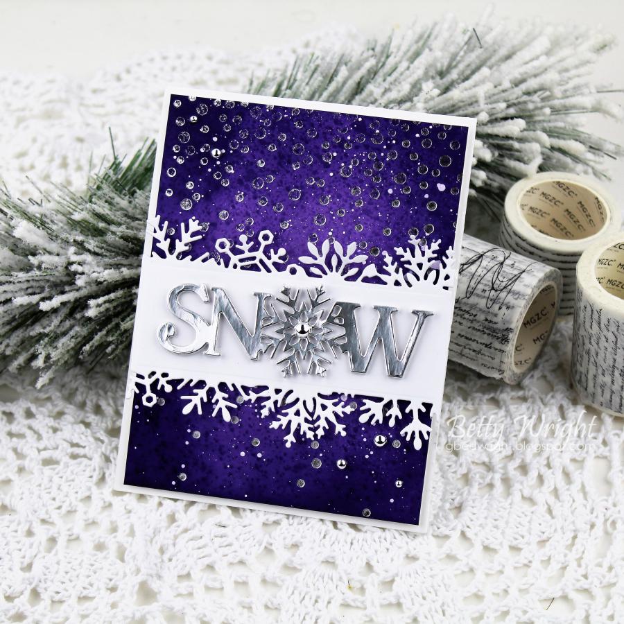 Papertrey Ink - Larger than Life: Snow Mini Stamp Set