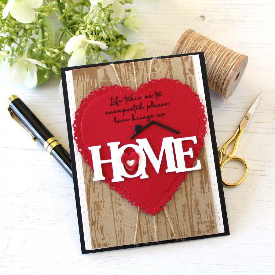 Papertrey Ink - Larger than Life: Home Mini Stamp Set