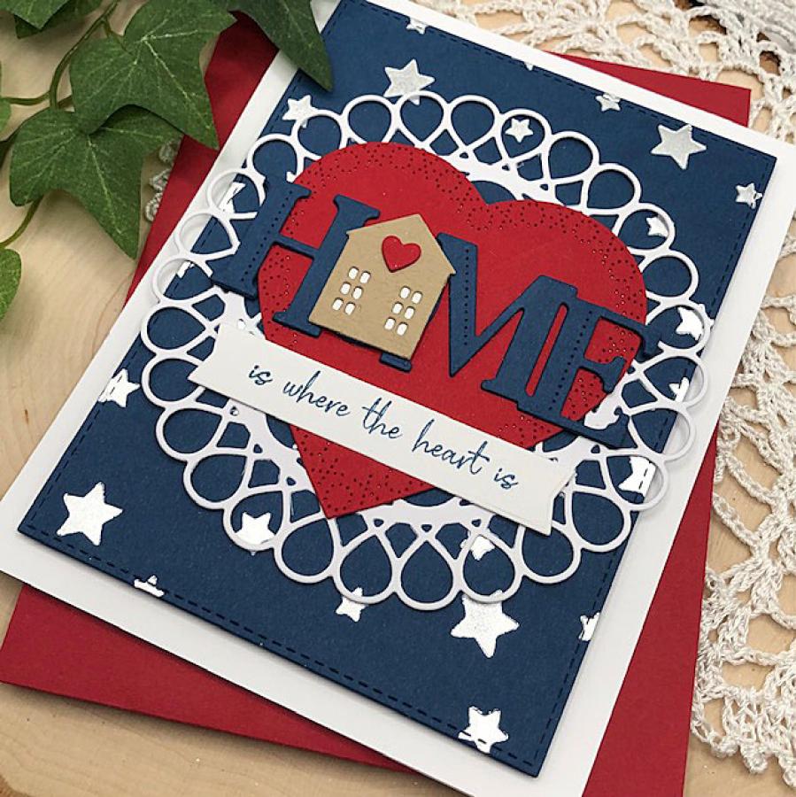 Papertrey Ink - Larger than Life: Home Mini Stamp Set
