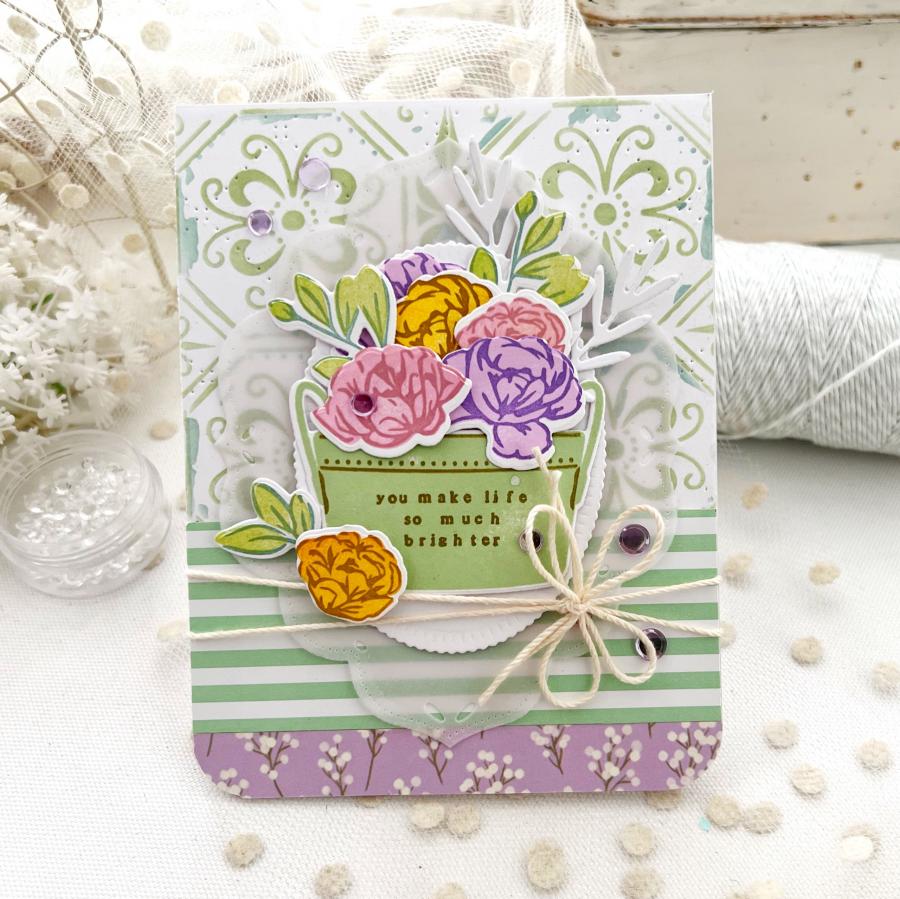 Papertrey Ink - Vase Collection 15 Stamp Set