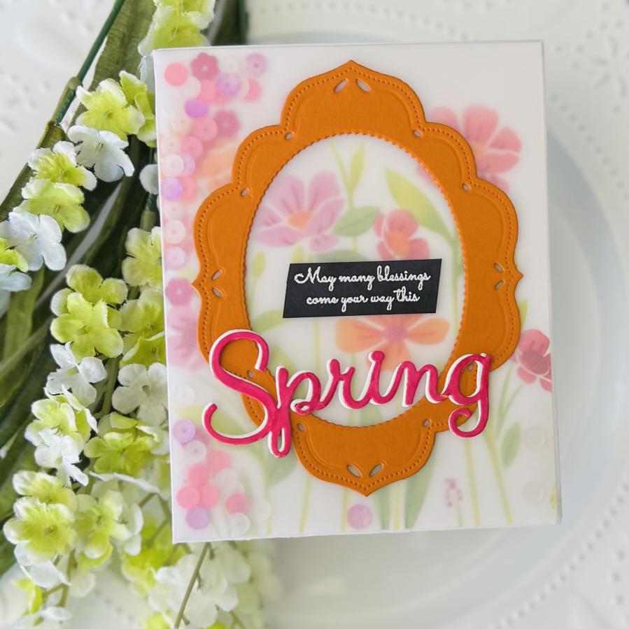 Papertrey Ink - Larger than Life: Spring Sentiments Mini Stamp Set