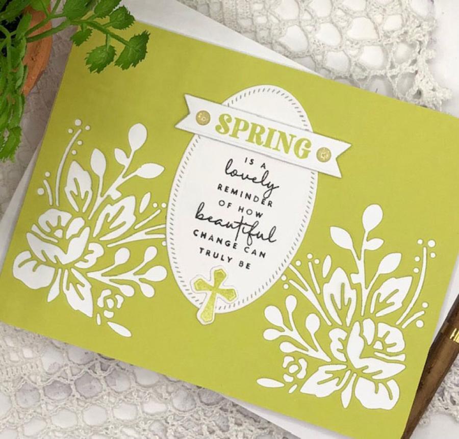 Papertrey Ink - Larger than Life: Spring Sentiments Mini Stamp Set