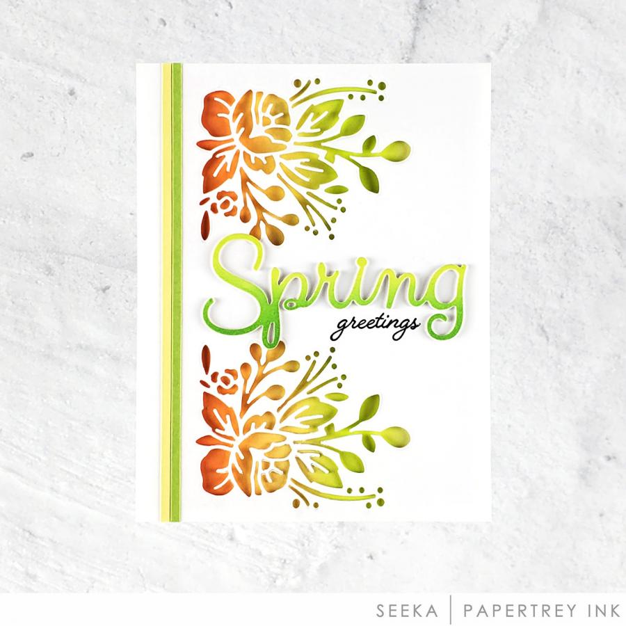Papertrey Ink - Larger than Life: Spring Sentiments Mini Stamp Set
