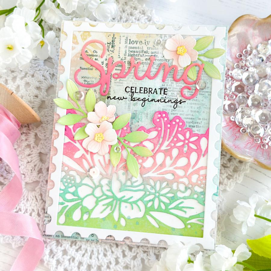 Papertrey Ink - Larger than Life: Spring Sentiments Mini Stamp Set
