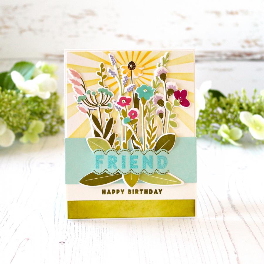 Papertrey Ink - Wildflower Fields Stamp Set
