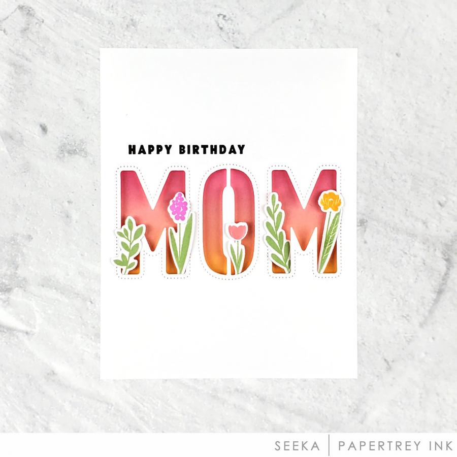 Papertrey Ink - Delightful Mini Blooms Mini Stamp Set