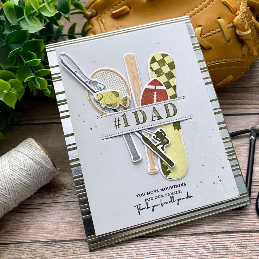 Papertrey Ink - Tuck It: Dad Stamp Set