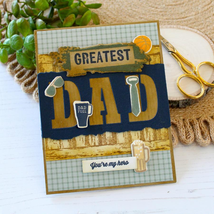 Papertrey Ink - Just for Dad Mini Stamp Set
