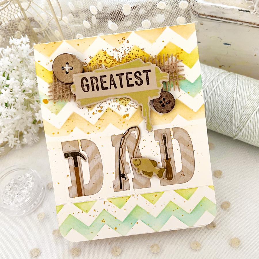 Papertrey Ink - Just for Dad Mini Stamp Set