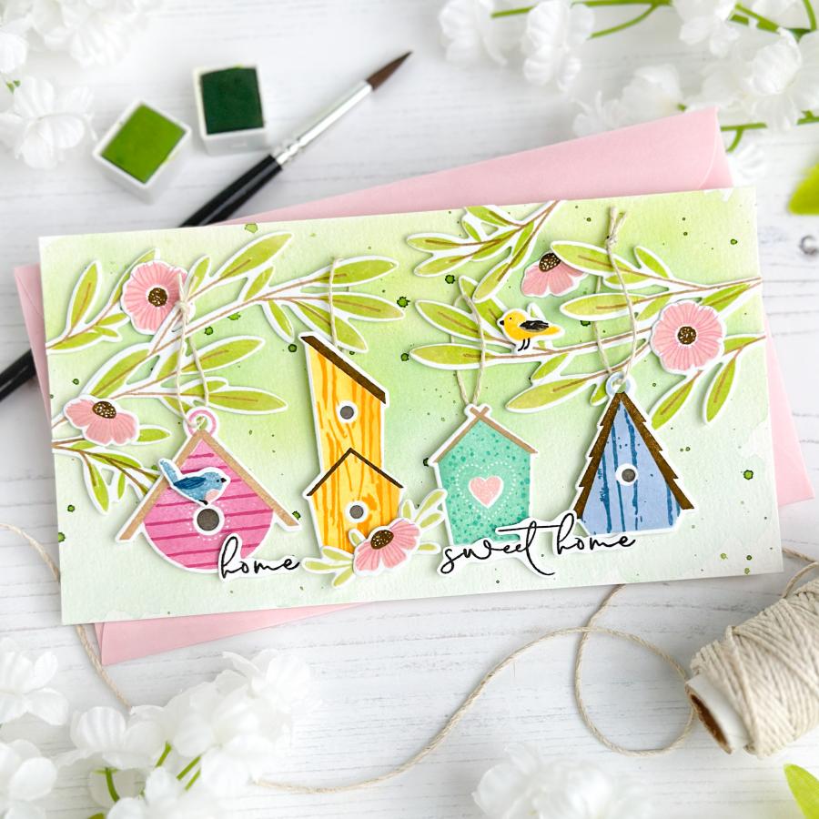 Papertrey Ink - Birdhouse Bliss Stamp Set