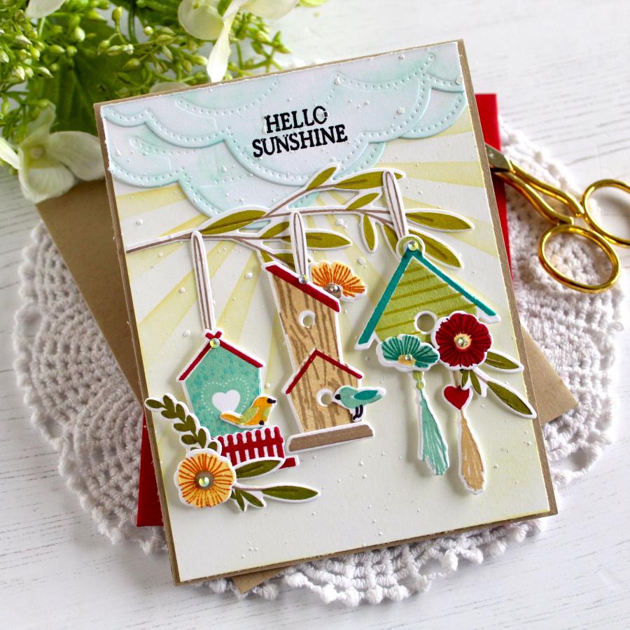 Papertrey Ink - Birdhouse Bliss Stamp Set