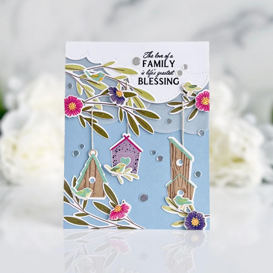 Papertrey Ink - Birdhouse Bliss Stamp Set