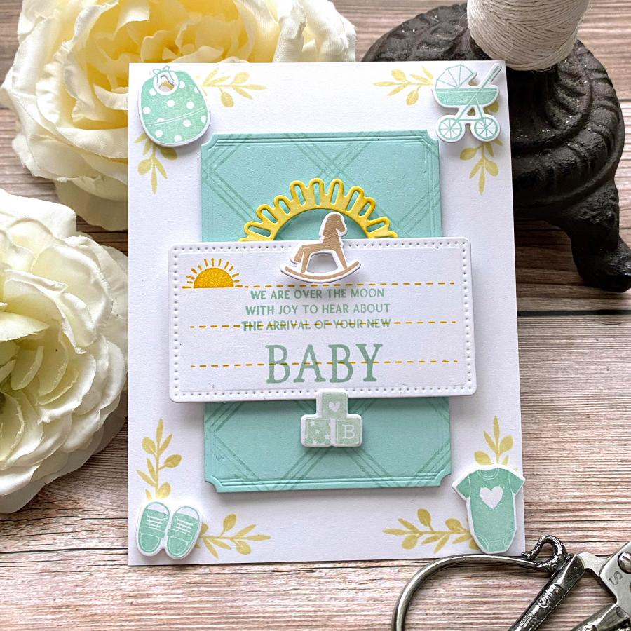 Papertrey Ink - Corner Décor Stamp Set