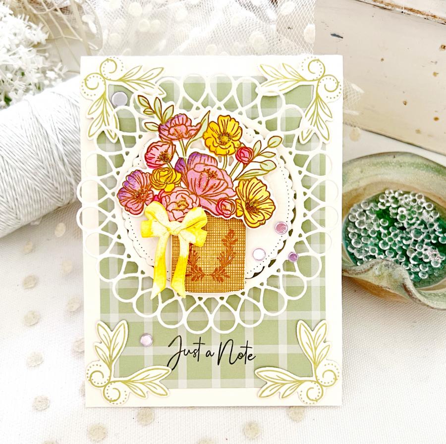 Papertrey Ink - Corner Décor Stamp Set