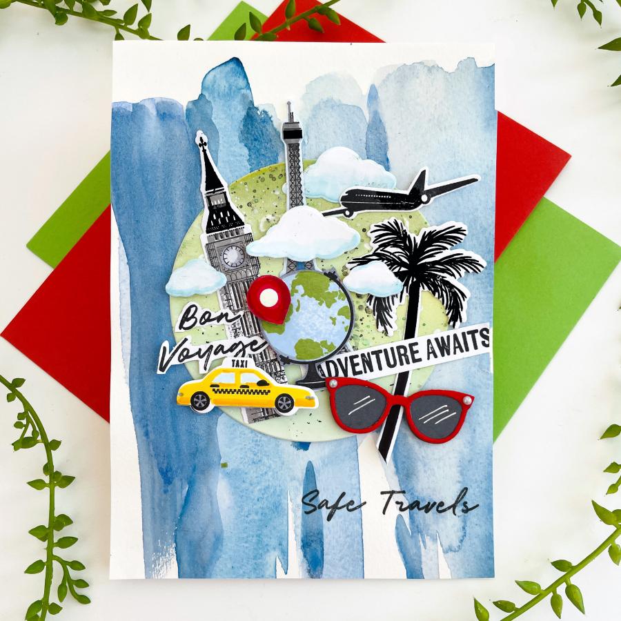 Papertrey Ink - Tuck It: Travel Stamp Set