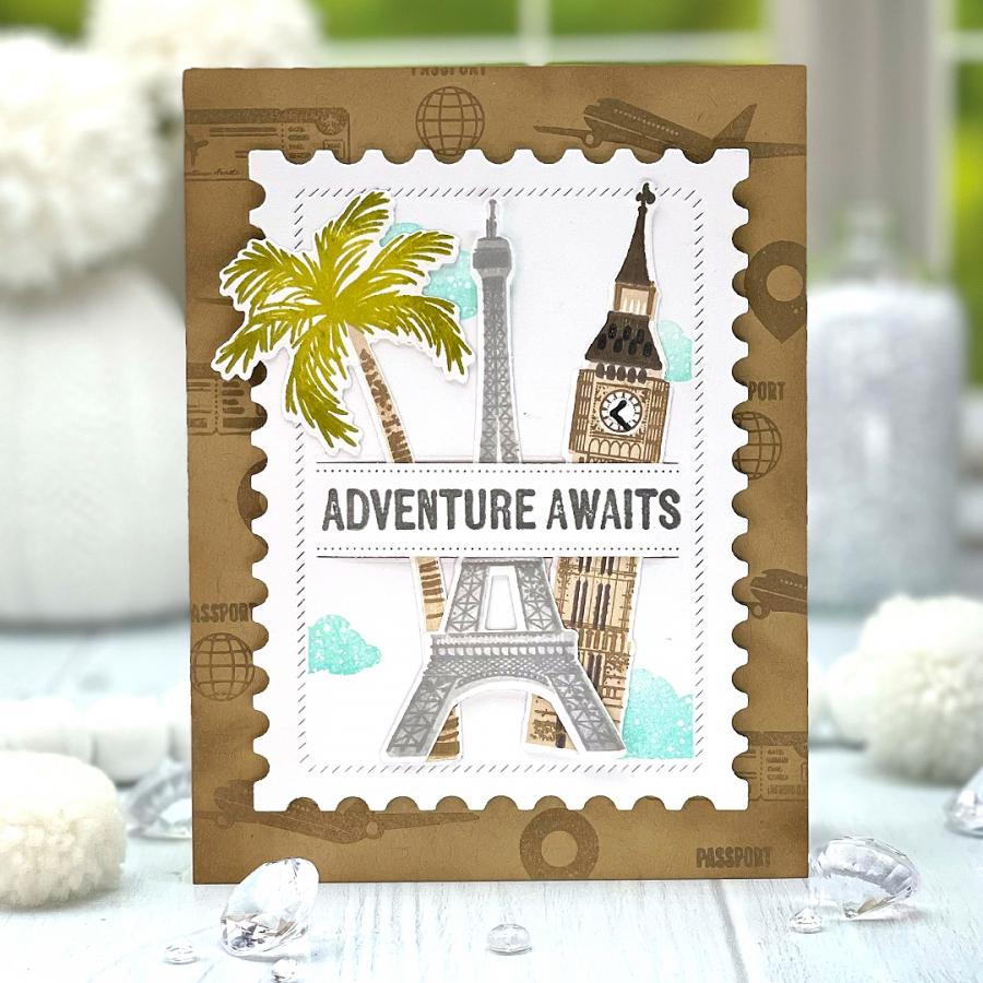 Papertrey Ink - Tuck It: Travel Stamp Set